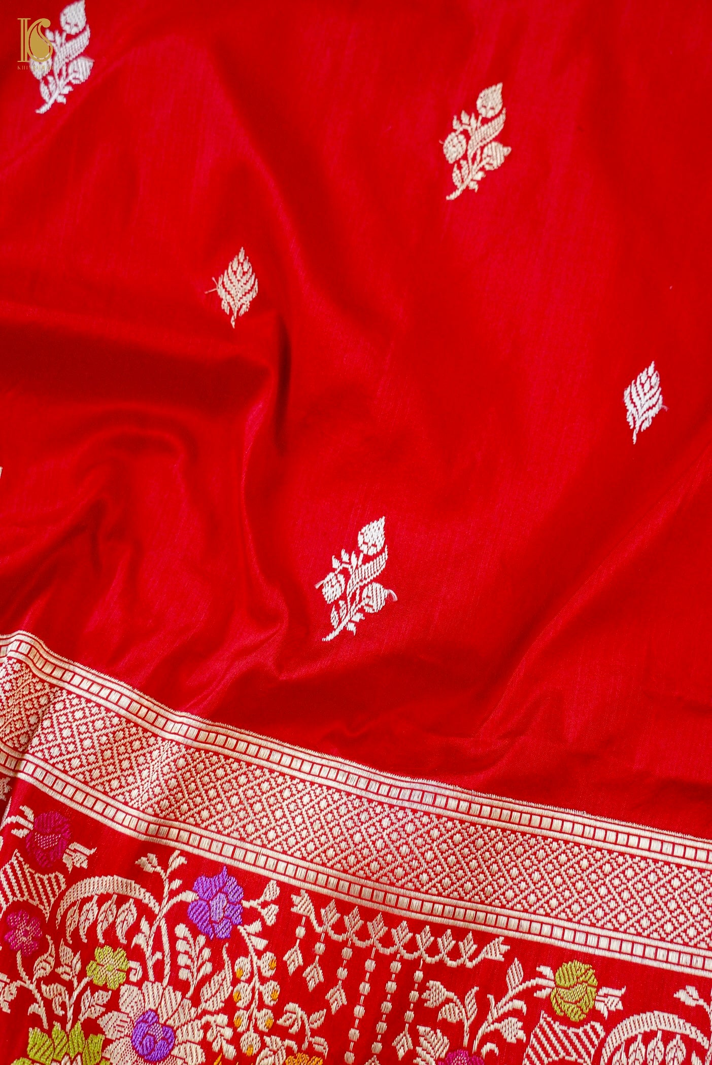 Handloom Banarasi Katan Silk Kadwa Saree – Khinkhwab