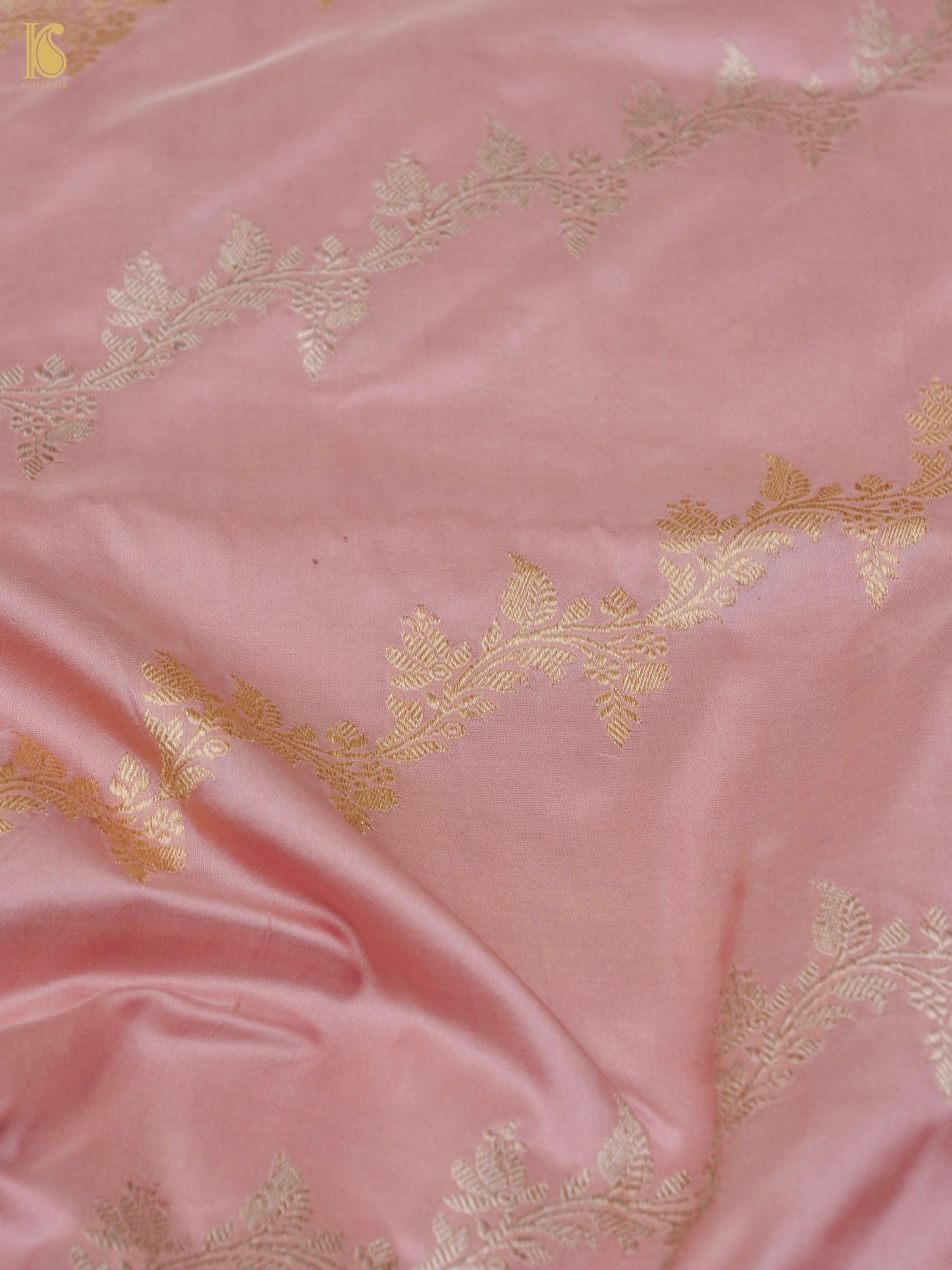 Banarasi Handloom Pure Katan Silk Kadwa Saree – Khinkhwab