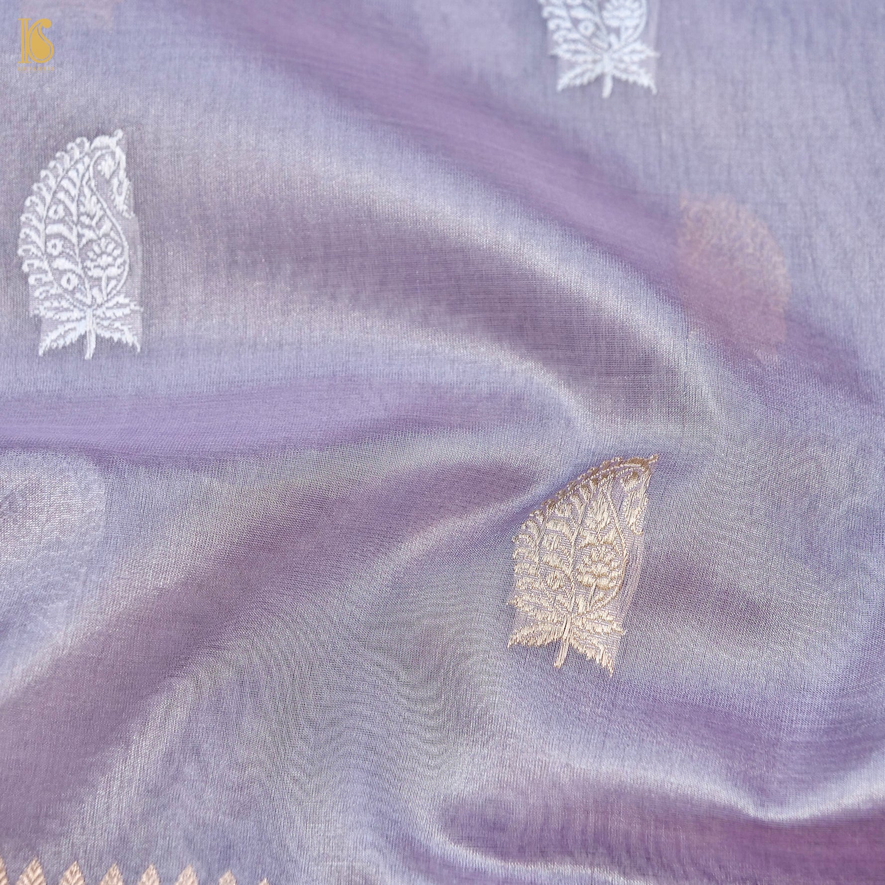 Rekha - Pure Tissue Silk Handwoven Banarasi Saree – Khinkhwab