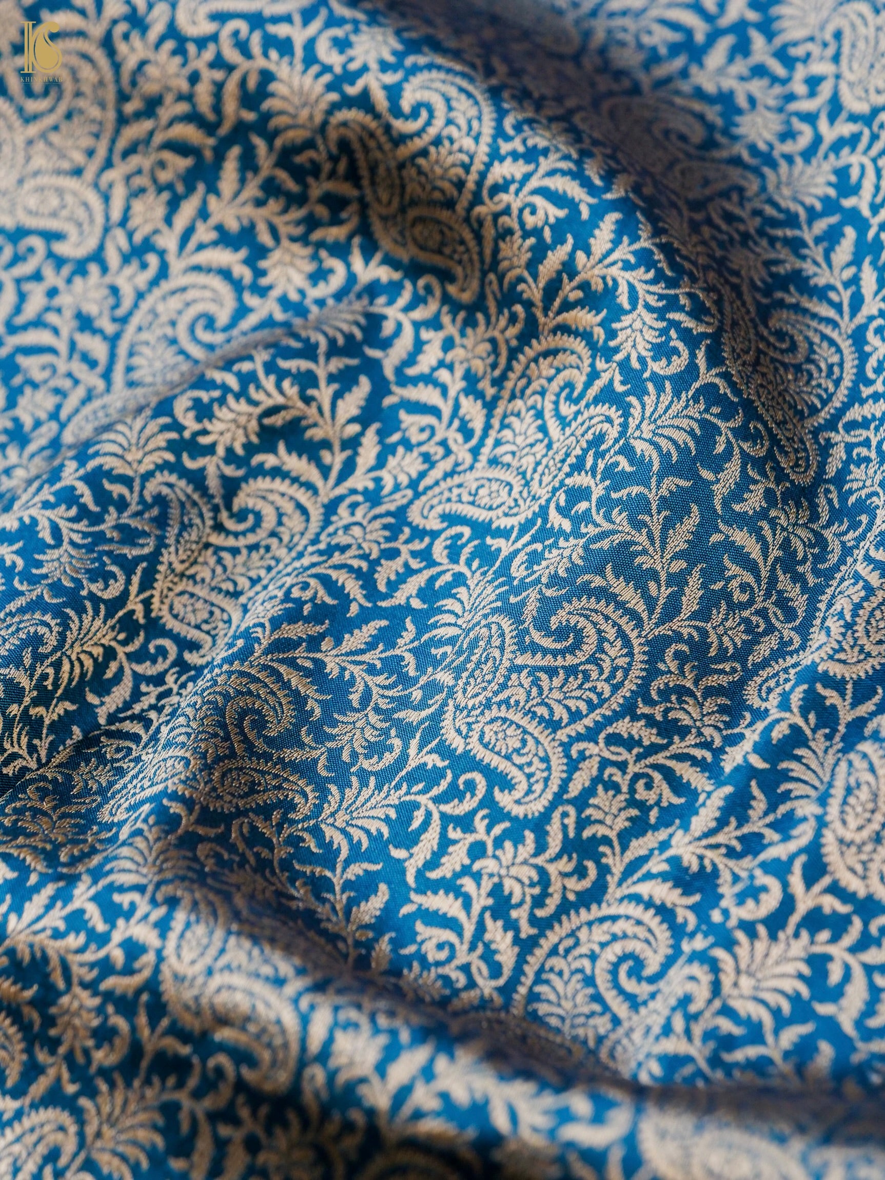 Handloom Banarasi Katan Silk Zari Tanchoi Saree – Khinkhwab