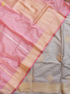 Handwoven Banarasi Katan Silk Suit Fabric Set – Khinkhwab