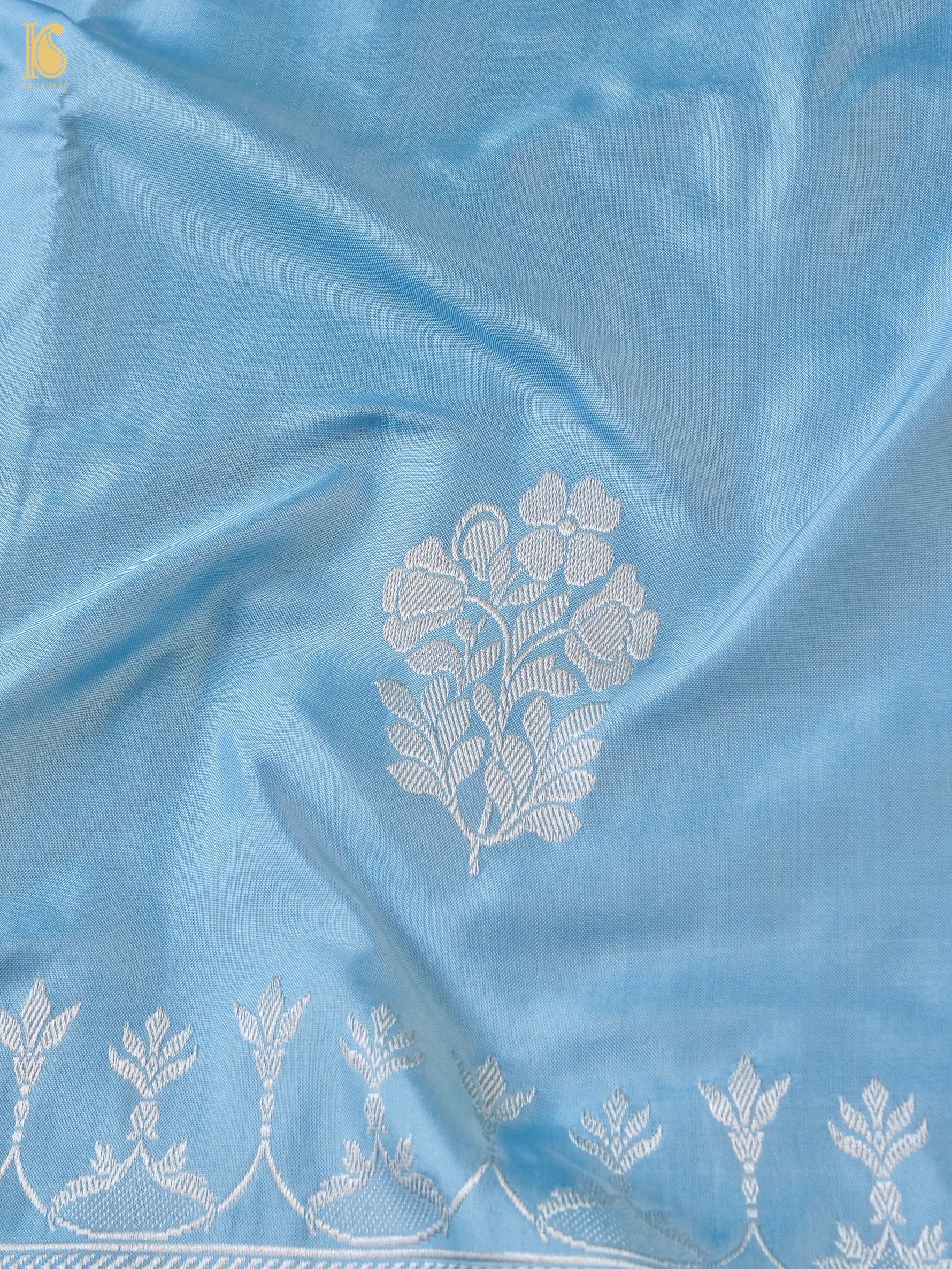 Handloom Banarasi Pure Silk Ektara Saree – Khinkhwab