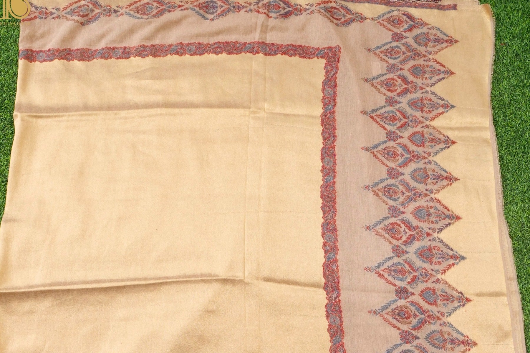Tissue Semi Pashmina Kashmiri Shawl – Khinkhwab