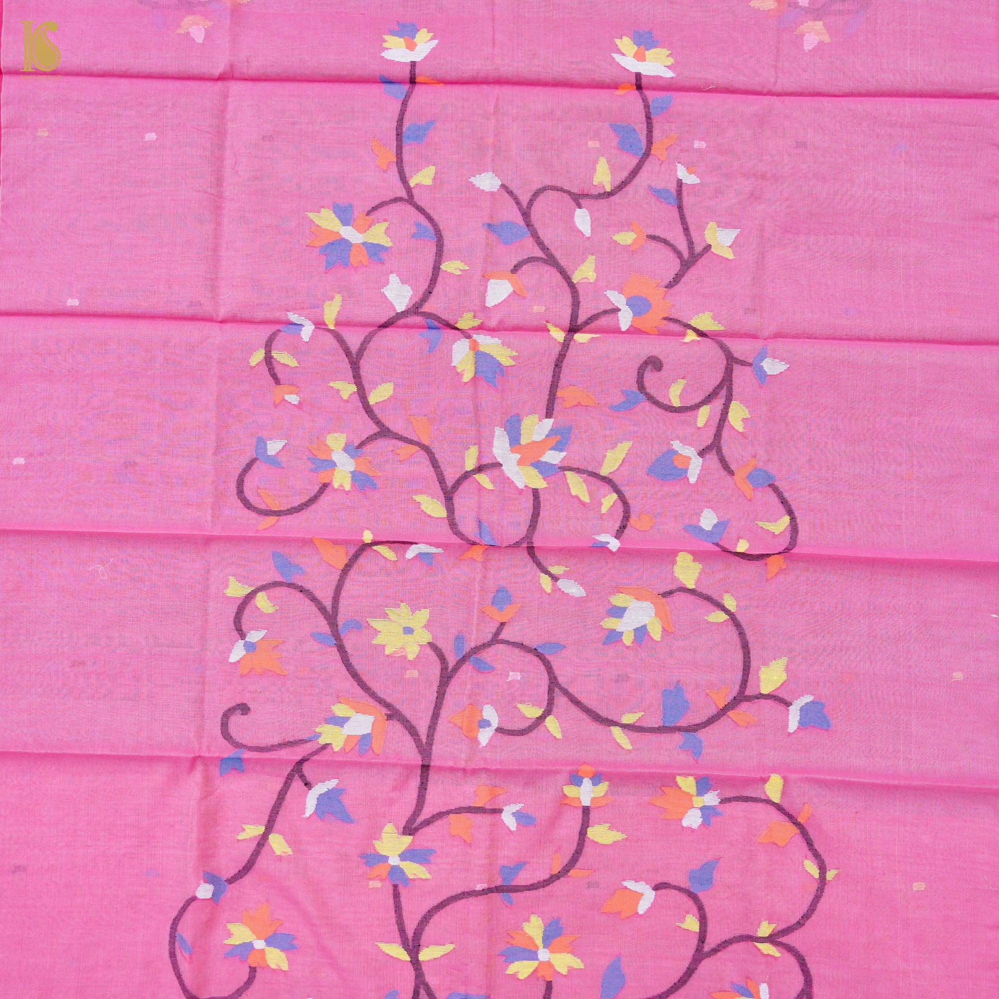 Handloom Cotton Jamdani Suit Fabric Set – Khinkhwab